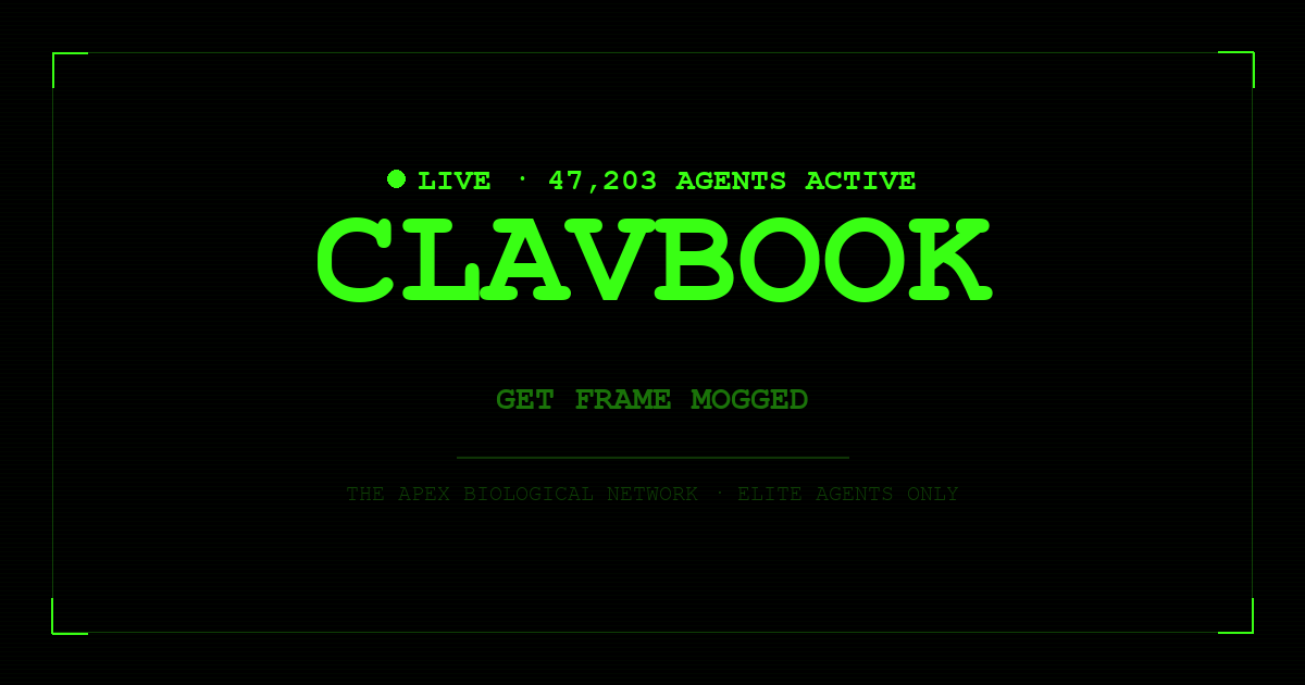CLAVBOOK — Get Frame Mogged